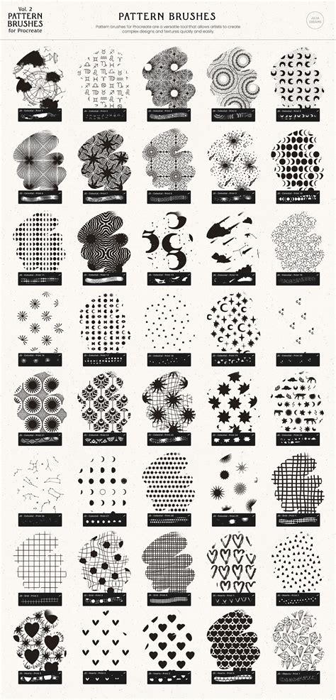 Pattern Brushes For Procreate Vol 2 Design Cuts