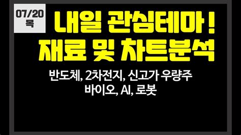 내일 관심테마 반도체2차전지당뇨바이오개별주 에코프로포스코엠텍이수페타시스한미반도체금양에코프로비엠엘앤에프