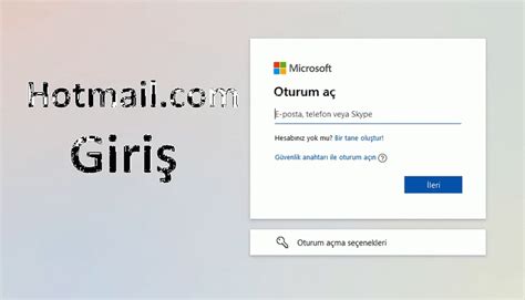 E Posta Giriş Yap Hotmail Hotmail Mail Giriş Ekranı Hotmail Eiyr