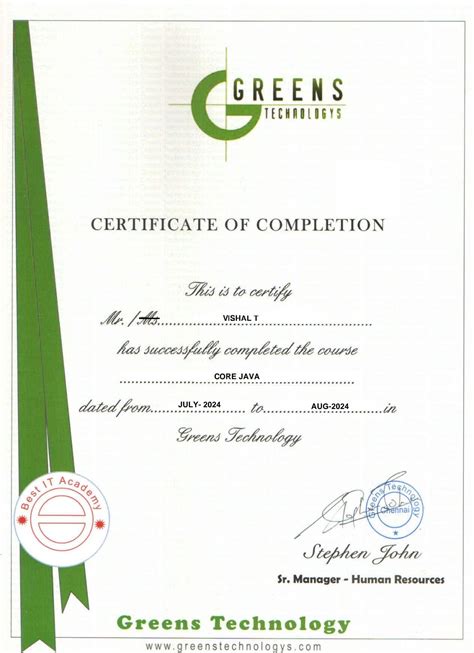 Vishal T On Linkedin Java Programming Certification