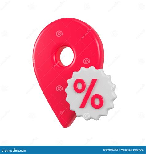 Red Location Map Pin Gps Pointer Markers Illustration For Destination Label With Percent Check