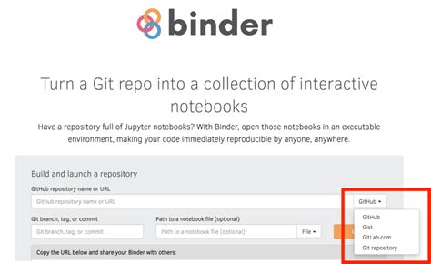 Mybinder Launches From Any Git Repository Github Gists Gitlab Bitbucket Etc Ousefulinfo