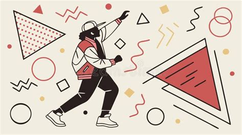 Dynamic Abstract Geometric Shapes Modern Design And Artistic Composition Vector Design