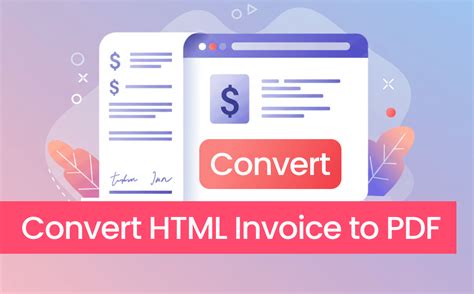 Convert HTML Invoice To PDF Easy Ways