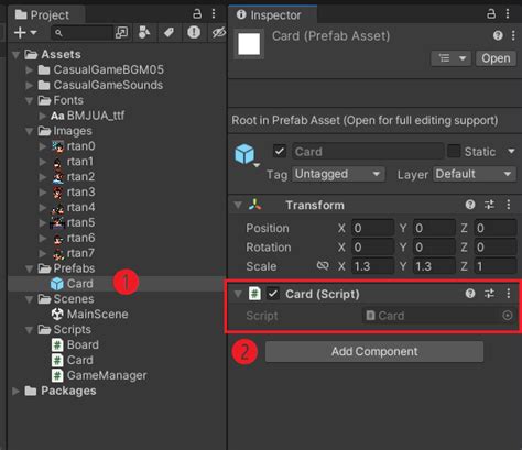 Unity 본 캠프 1주차 미니 프로젝트 카드 배치하기 랜덤 이미지 로직 카드 애니메이션 카드 비교 게임 종료