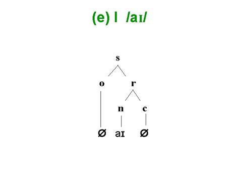 Draw The Syllable Structure For Each Of