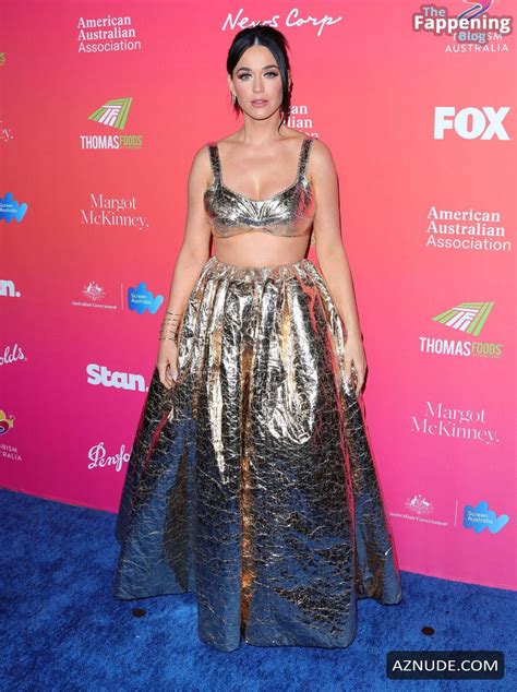 Katy Perry Sexy Seen With Miranda Kerr Flaunts Her Hot Tits At The Gday Usa Arts Gala In Los
