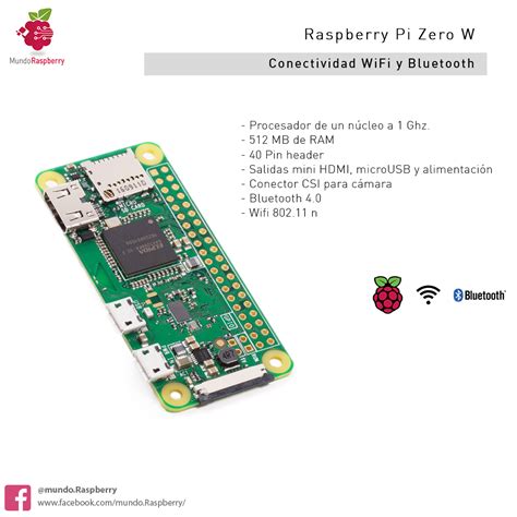Mundo Raspberry Raspberry Pi Zero W Wifi And Bluetooth