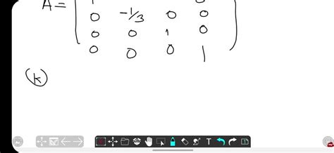 Solved Find The Determinant Of The Given Elementary Matrix By