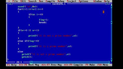 To Find Prime Number In C Program Youtube