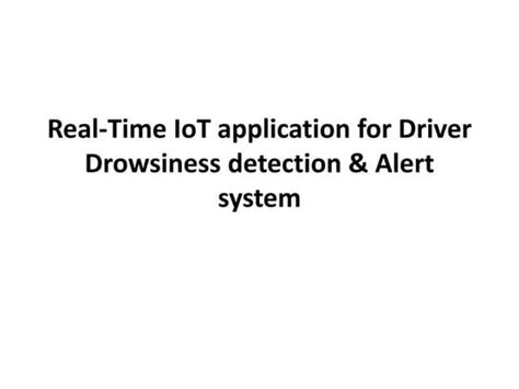 Irjet Driver Drowsiness Detection System Using Computer Vision Pdf