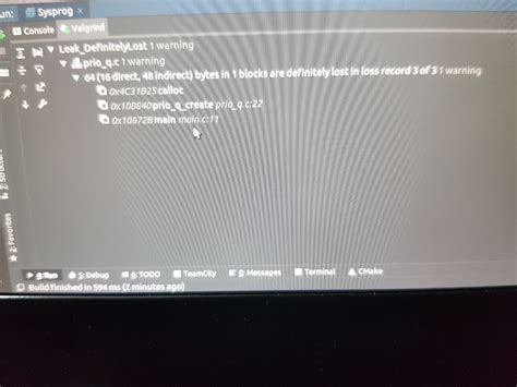 C Always A Memory Leak Even Though I Freed All Allocates Stack