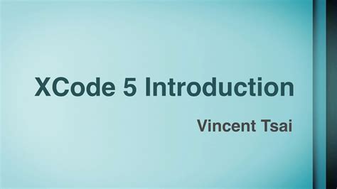 Xcode 5 Tutorial －基本介紹 Youtube