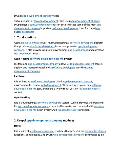 Ppt Drupal Development Powerpoint Presentation Free Download Id