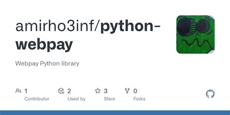 Github Amirho Inf Python Webpay Webpay Python Library