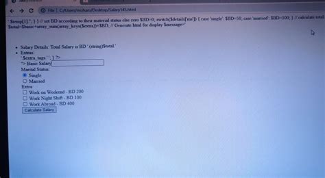 Solved Part SIMPLE Write The Necessary PHP Code To Chegg