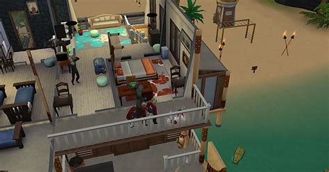My Sim Husband Dancing While The Grim Reaper Is Taking His Wife All
