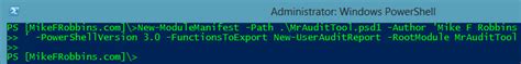 How To Create Powershell Script Modules And Module Manifests