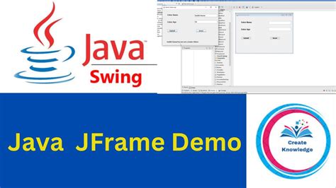 Java Swing In Eclipse Install Window Builder Demo Project Demo Jframe Youtube