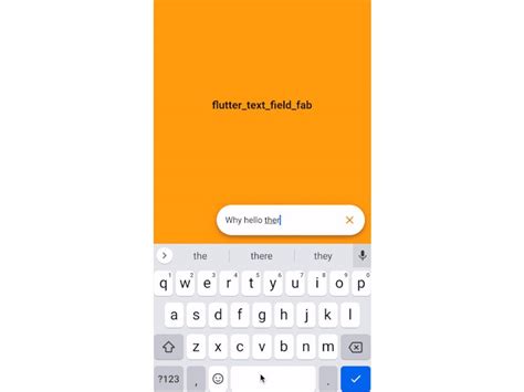 A Simple Flutter Widget That Makes Turning A Fab Into A Text Field Easy
