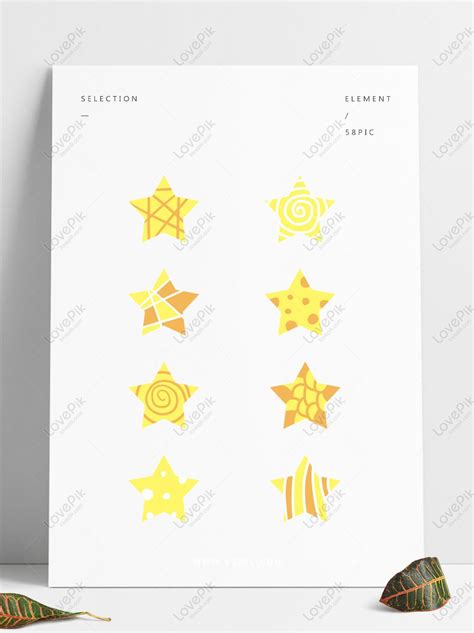 상업 손으로 그린 만화 귀여운 귀여운 장식 형상 별 요소 일러스트 Png 및 벡터 이미지 무료 다운로드 Lovepik