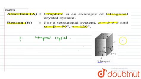 Tetragonal Crystal Structure