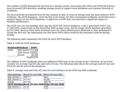 storage iops reference architecture guide—consolidate and simplify mixed database workloads