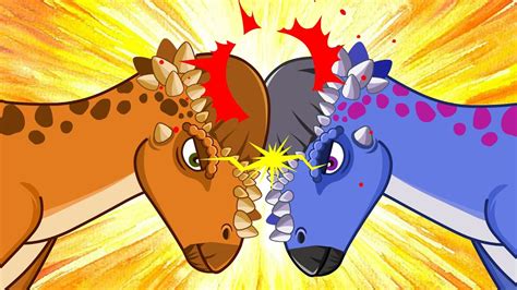 [다이노 구조대] 박치기 공룡의 머리를 지켜라2 머리콩콩 지켜줘 내 머리 ㅜㅜ L 공룡 동화 인기동화 L 공룡 상식 ★ 지니키즈 Youtube