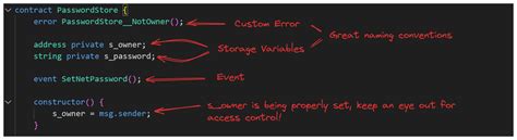 Video Your First Audit Passwordstore Recon Understanding The Code Smart Contract Security