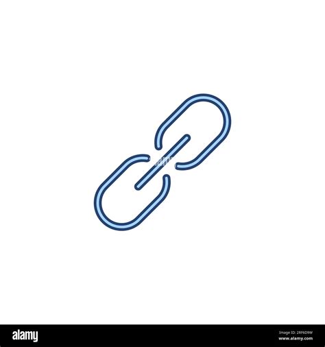Link Icon Vector Hyperlink Chain Sign And Symbol Stock Vector Image And Art Alamy