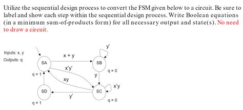 Solved Utilize The Sequential Design Process To Convert The Chegg Com