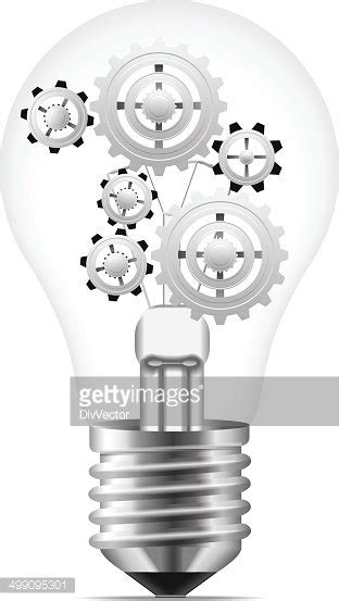 Light Bulb And Gears Stock Clipart Royalty Free FreeImages