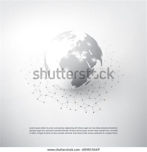 Black White Modern Minimal Style Cloud Stock Vector Royalty Free