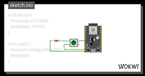 INPUT PULLUP Wokwi ESP32 STM32 Arduino Simulator