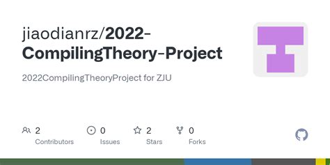 GitHub Jiaodianrz 2022 CompilingTheory Project