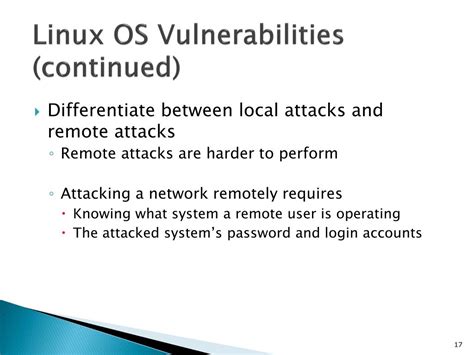Ppt Linux Operating System Vulnerabilities Powerpoint Presentation