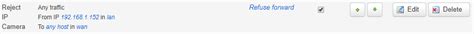 Luci Firewall Rule Does Not Work Trying To Block IP Camera From Internet Network And