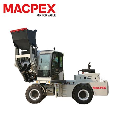 Job Site Mixing Machine With 220degree Drum Rotating Angle 220degree