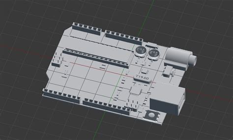 Arduino Uno Model Turbosquid 1386112