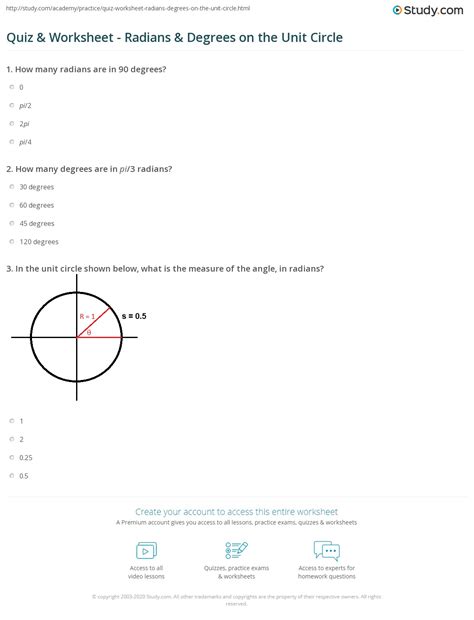 Unit Circle Practice Worksheet Ame My Id