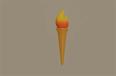 Torch 3d Model Turbosquid 1757125