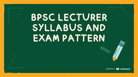 Bpsc Lecturer Syllabus 2025 Check Detailed Syllabus And Exam Pattern