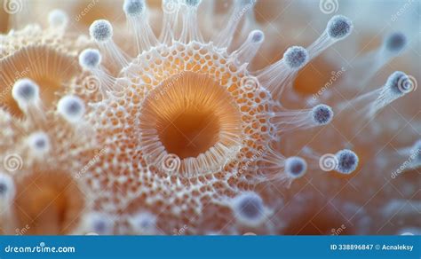 Fungal Spore Demonstrating Its Unique Structure Stock Image Image Of