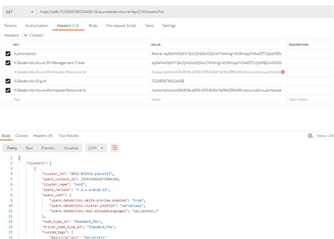 Oauth 20 Error 403 User Not Authorized When Trying To Access Azure Databricks Api Through