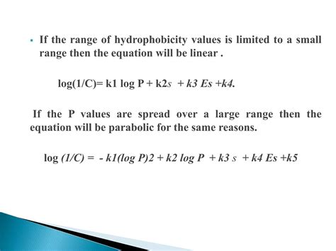 Relationship Between Hansch Analysis And Free Wilson Analysis Pptx