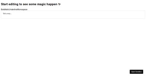 Draft Js Forked Codesandbox