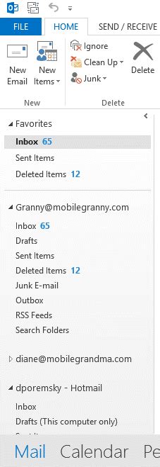 Tip Change The Size Of The Font In Outlook S Folder List Outlook Tips