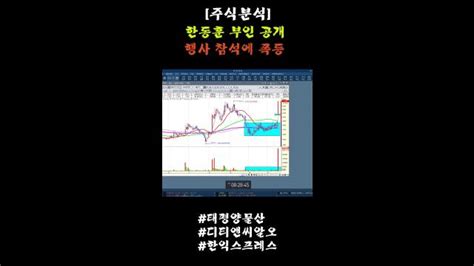 주식투자 한동훈 부인 공개 행사 참석에 관련주 폭등디티앤씨알오 태평양물산 한익스프레스 한동훈 진은정변호사 한동훈배우자 한동훈부인 Soop Vod