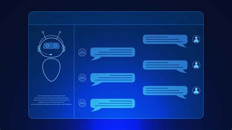 Ai 인공 지능 템플릿 디자인을 사용한 채팅 봇 또는 채터봇 로봇 가상 지원 프리미엄 벡터