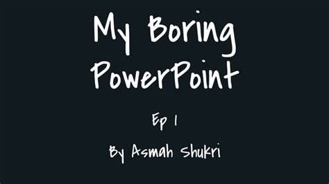 My Boring Powerpoint Pdf
